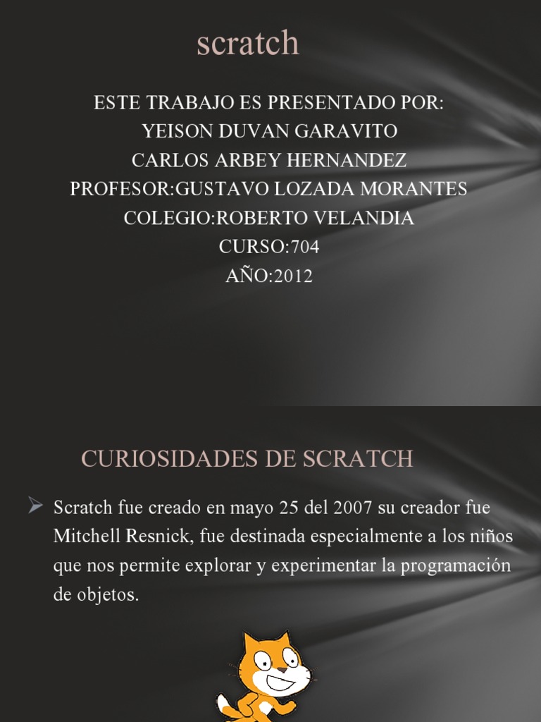 Scratch Trabajo | PDF | Crecimiento personal y profesional | Juegos y actividades
