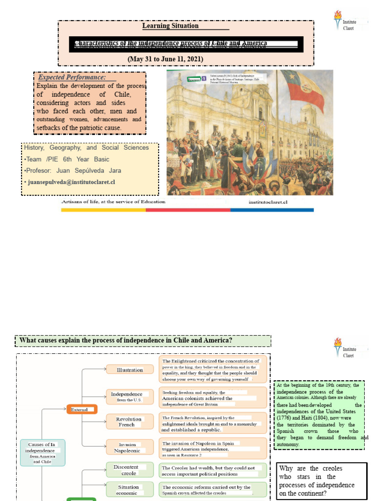 Chile's Independence Process Overview | PDF | Military Of Spain | Latin ...