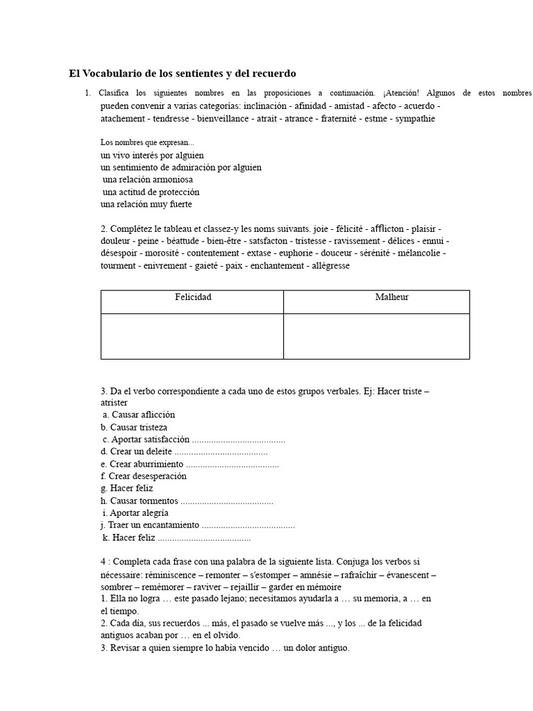 El_Vocabulario_de_los_sentimientos_y_del_recuerdo | PDF
