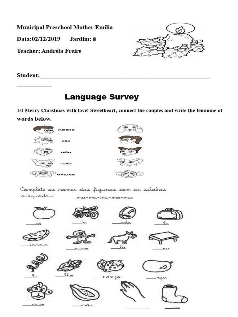 CHRISTMAS SURVEY | PDF