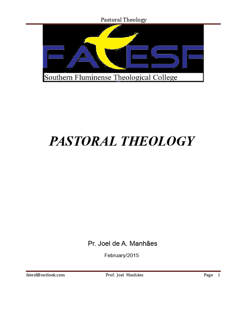 Understanding Pastoral Theology Essentials | PDF | Sermon | Elder ...