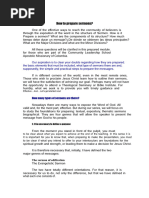 Types of Sermons Explained: A Guide | PDF | Expository Preaching | Sermon