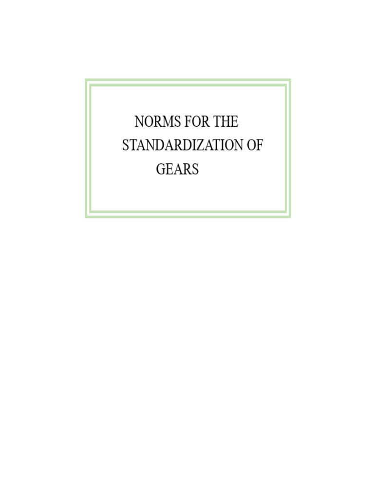 Rules for Designing Gears | PDF | Gear | Mechanical Engineering