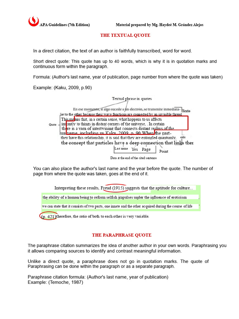 Citations and References - APA Guidelines 2024 | PDF | Apa Style ...