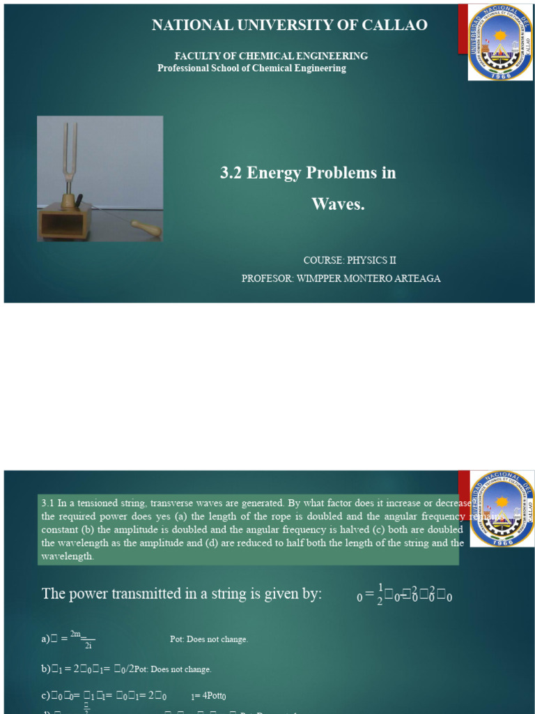 3.2 Solved Problems of Waves Serway Chapter 16 | PDF | Waves | Wavelength