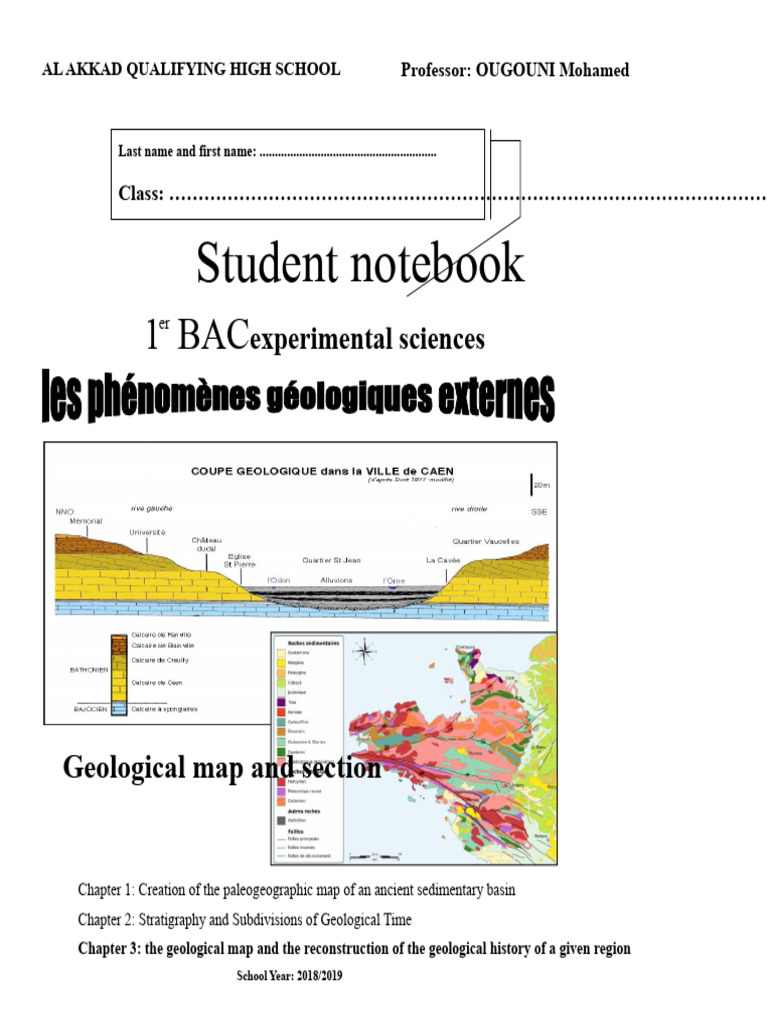 the-geological-map-and-the-reconstruction-of-the-geological-history-of ...