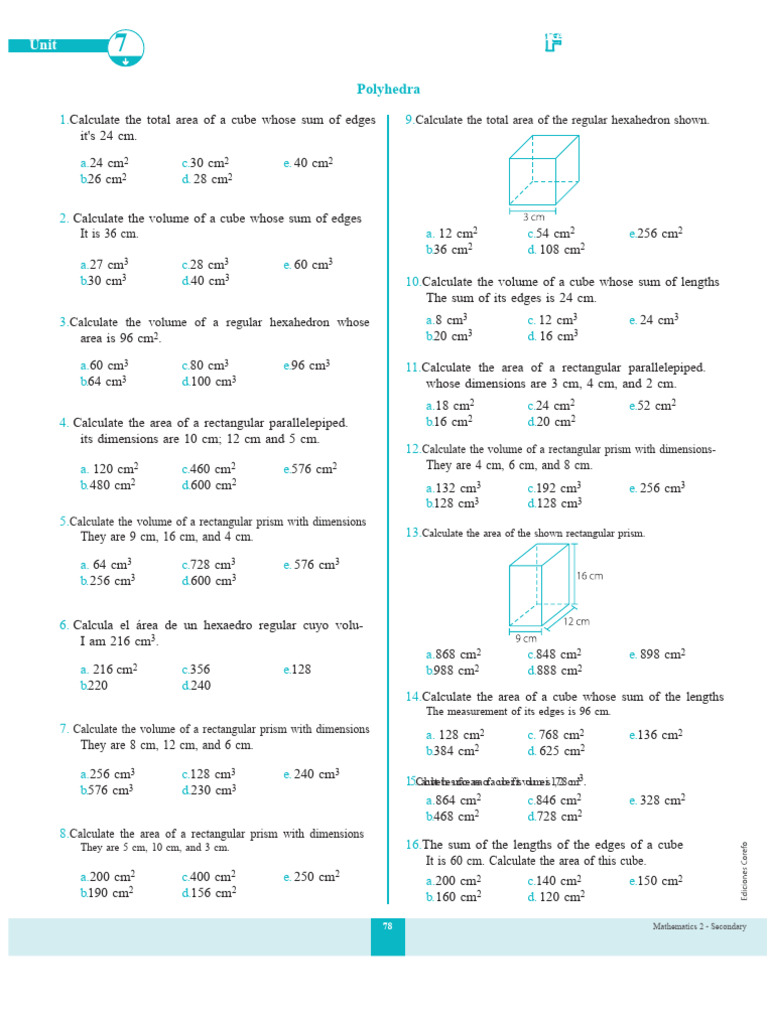 Polyhedron_reinforcement_sheet | PDF | Geometric Shapes | Linear ...