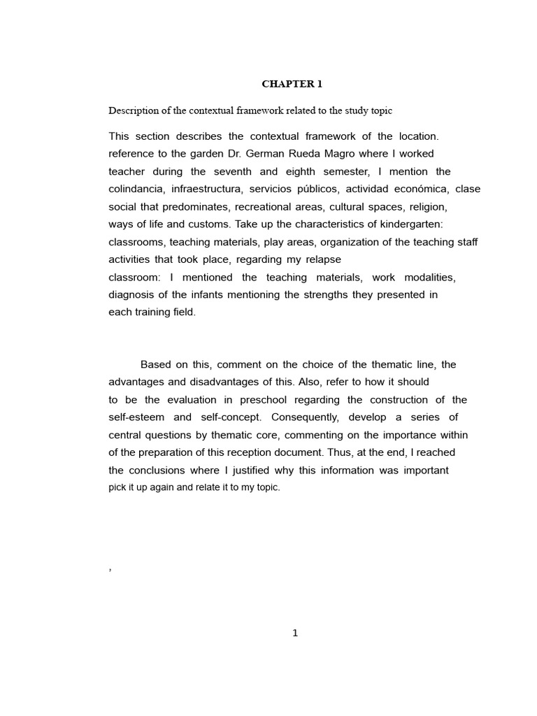 Example of Contextual Framework | PDF | Evaluation | Learning