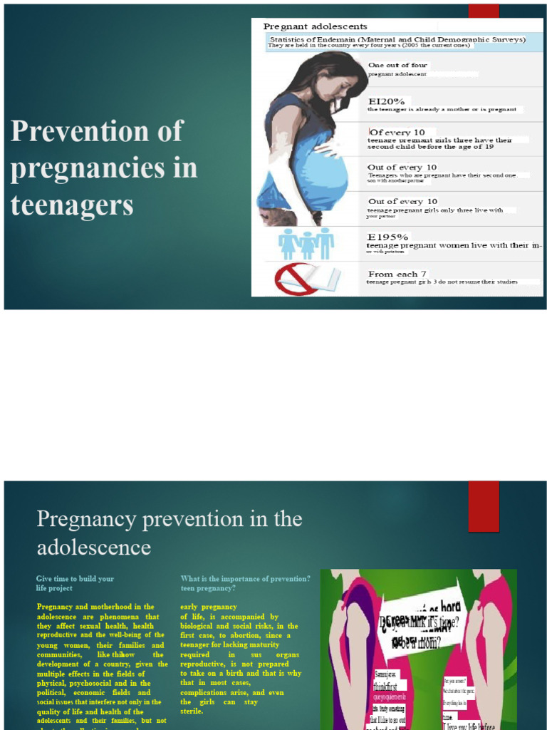 Teen Pregnancy Prevention Brochure | PDF | Pregnancy | Teenage Pregnancy