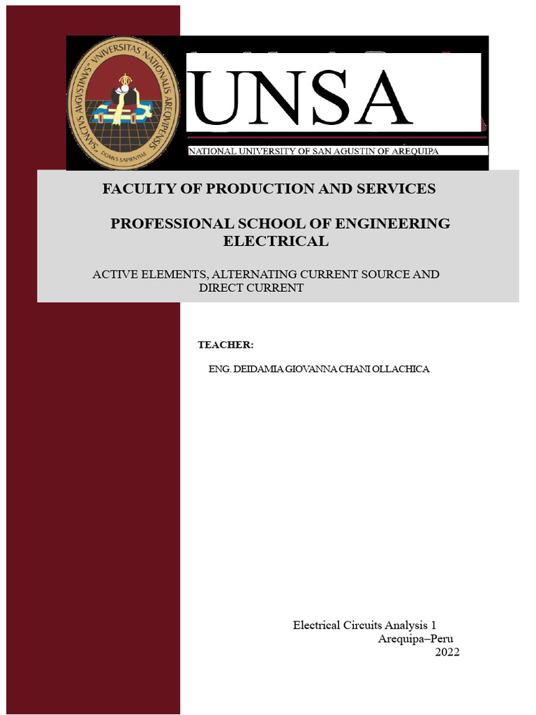 TIF ACTIVE ELEMENTS, AC AND DC SOURCES | PDF | Direct Current ...