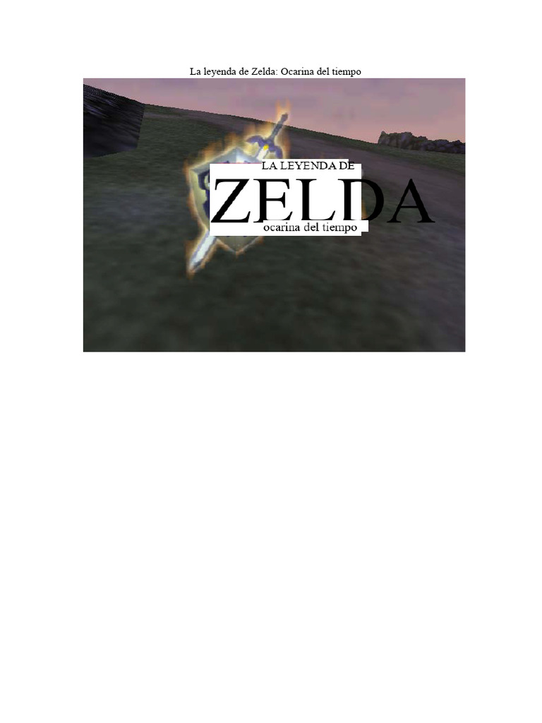 Guía de Zelda | PDF | La leyenda de Zelda