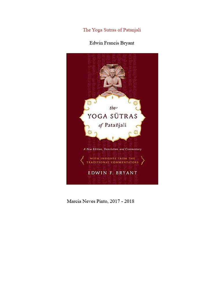Yoga Sutras: Mind Modifications Explained | PDF | Yoga | Yoga Sutras Of ...