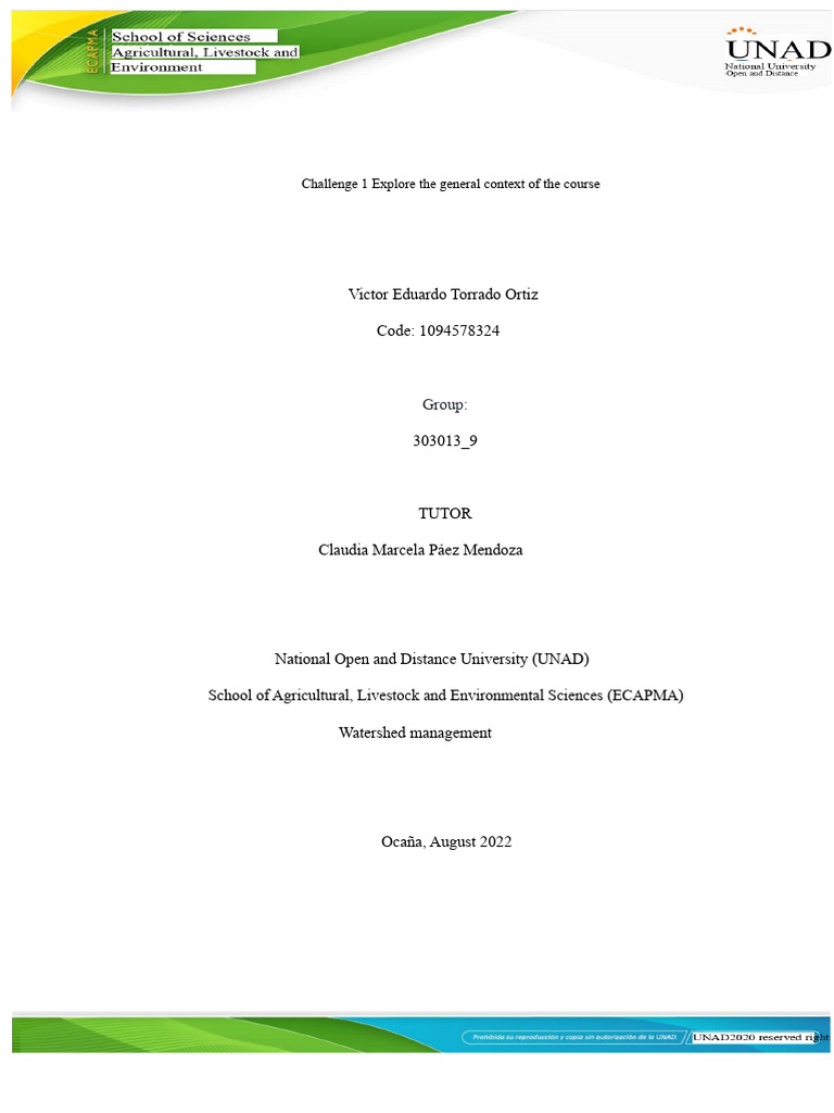 Watershed Management Course Overview | PDF