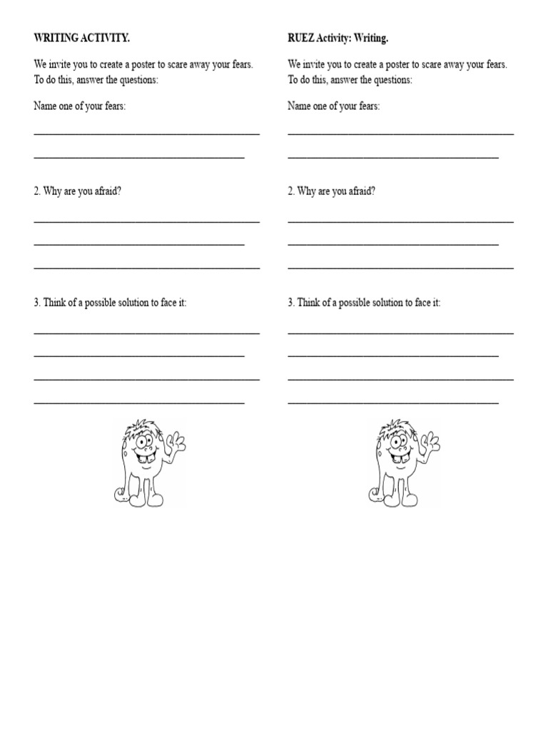 ACTIVITY OF RUEZ How to Overcome Fears.docx | PDF