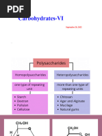 Lecture 6 Carbohydrates I | PDF