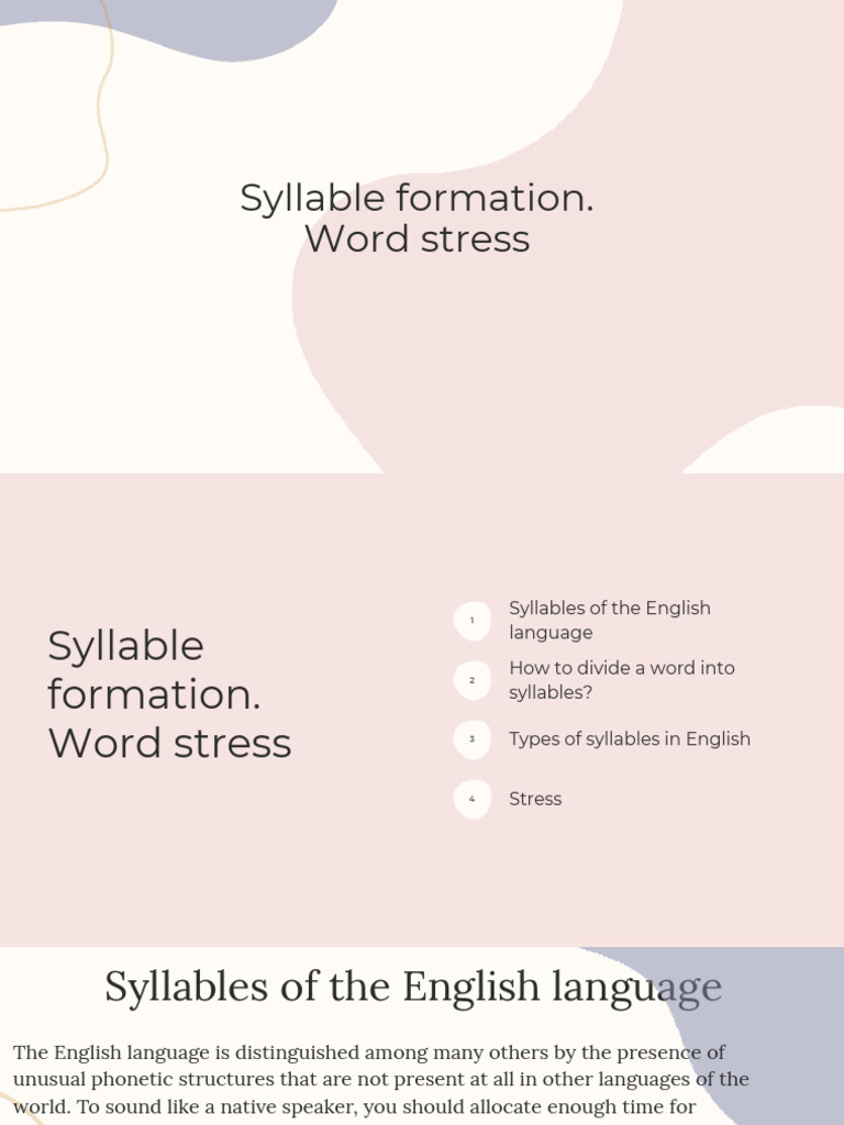 Syllable Formation Word Stress Bozhko Kateryna Fb539cef-Dae2-4e6a-Ae81 ...