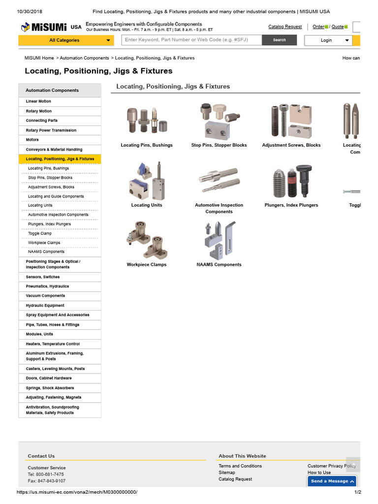Find Locating, Positioning, Jigs & Fixtures Products and Many Other ...