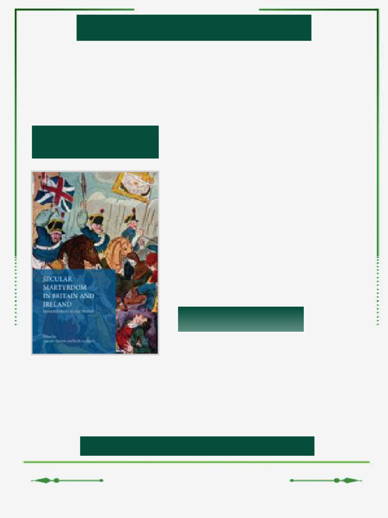 Secular Martyrdom in Britain and Ireland: From Peterloo to the Present ...
