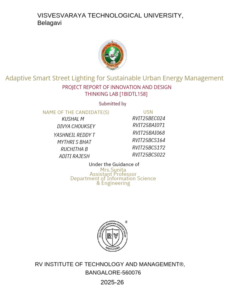 Idea Lab Report Final 4th Retake Part 6 | PDF