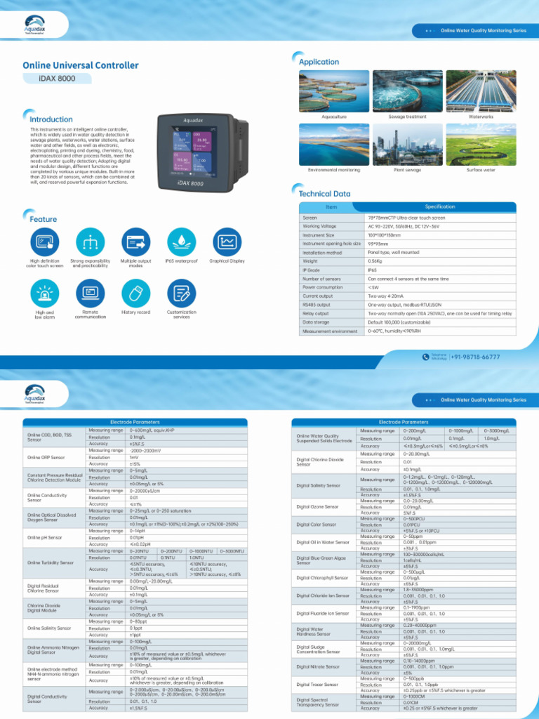Idax 8000 - New | PDF