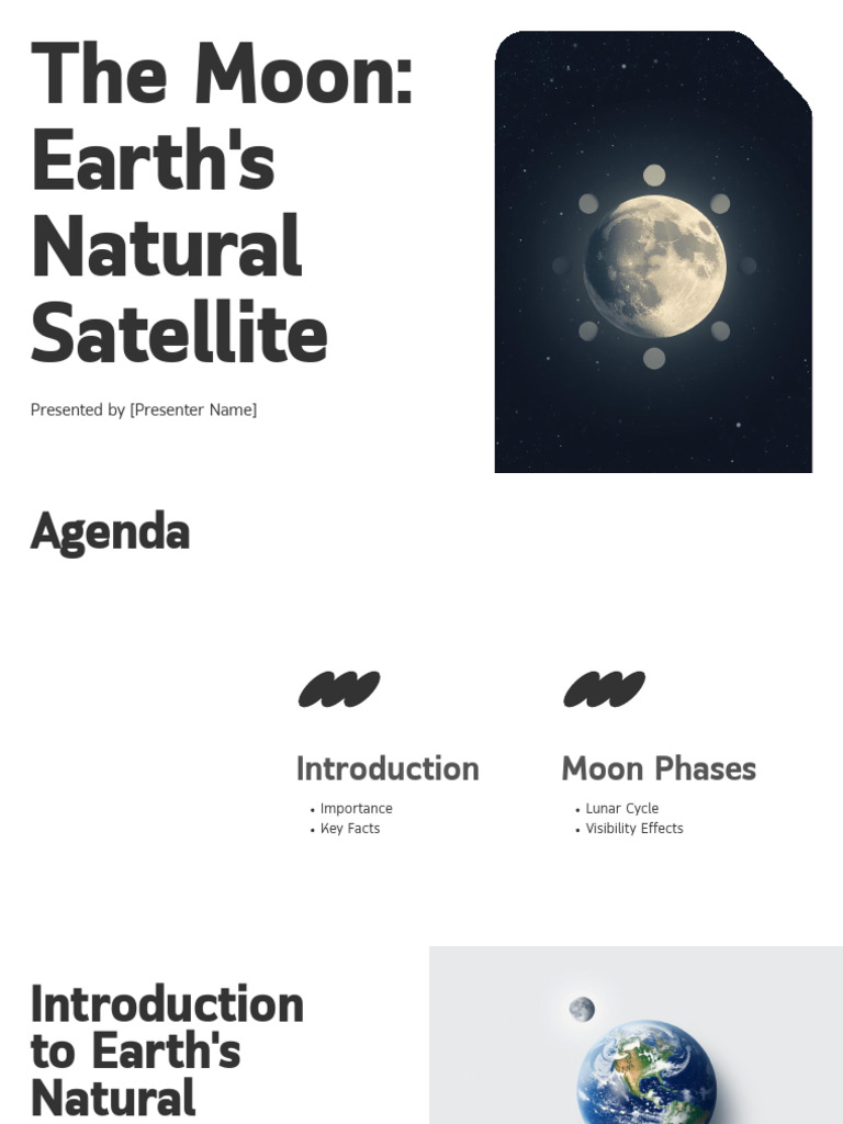 Exploring Earth's Moon: Phases & Importance | PDF