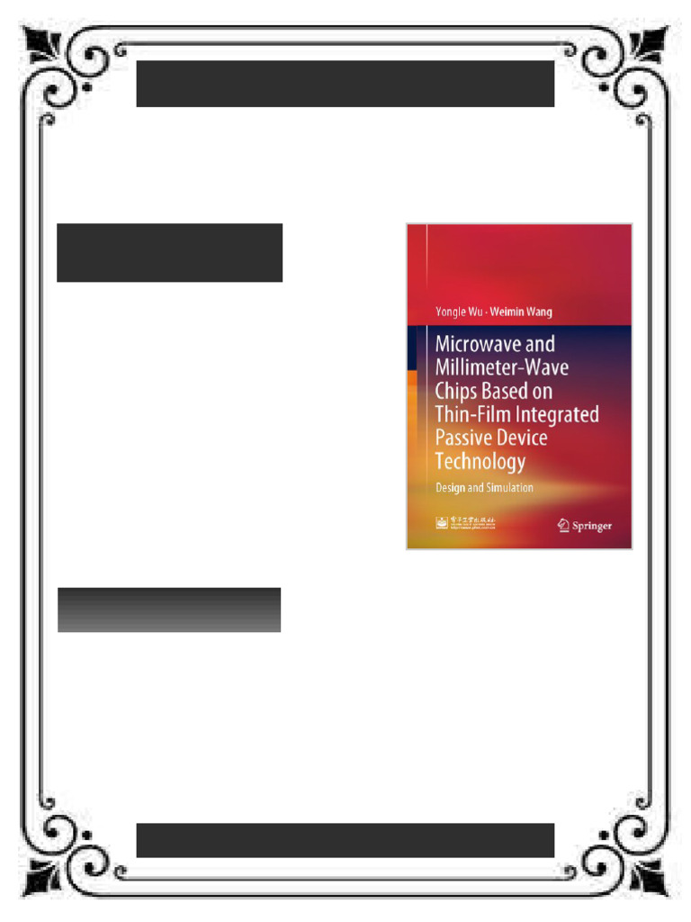 Microwave and Millimeter-Wave Chips Based on Thin-Film Integrated ...