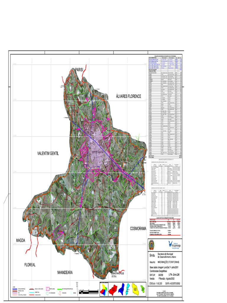 Mapa de Informação Territorial | PDF