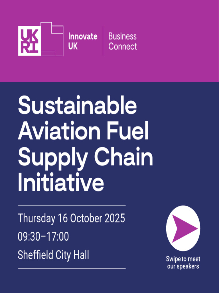 Sustainable Aviation Fuel Supply Chain Initiative Speakers 1756686946 | PDF