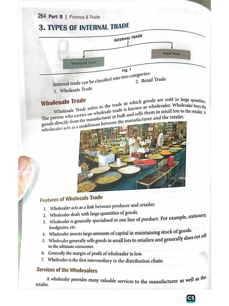 Business studies class 11 internal trade | PDF