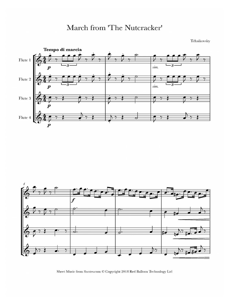 Tchaikovsky Nutcracker FL001 (1) | PDF