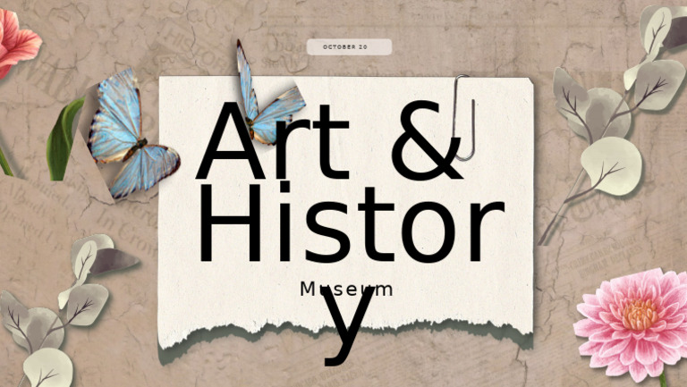Brown Scrapbook Art and History Museum Presentation | PDF