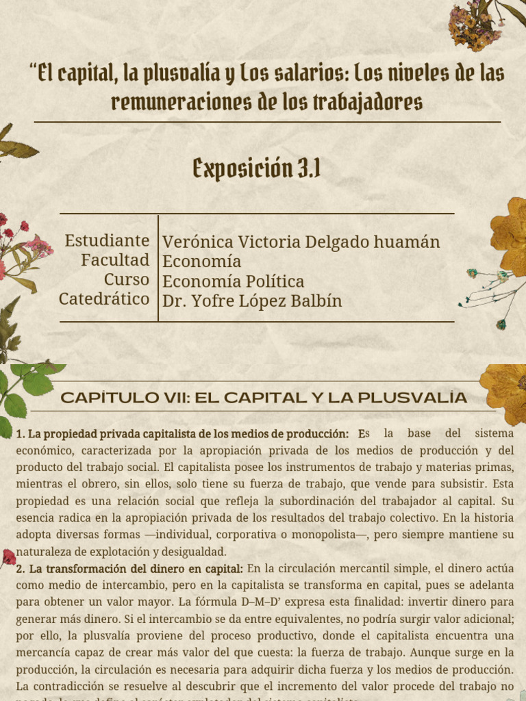 EXPOSICIÓN 3.1 - Delgado Huamán Verónica Victoria | PDF | Salario ...