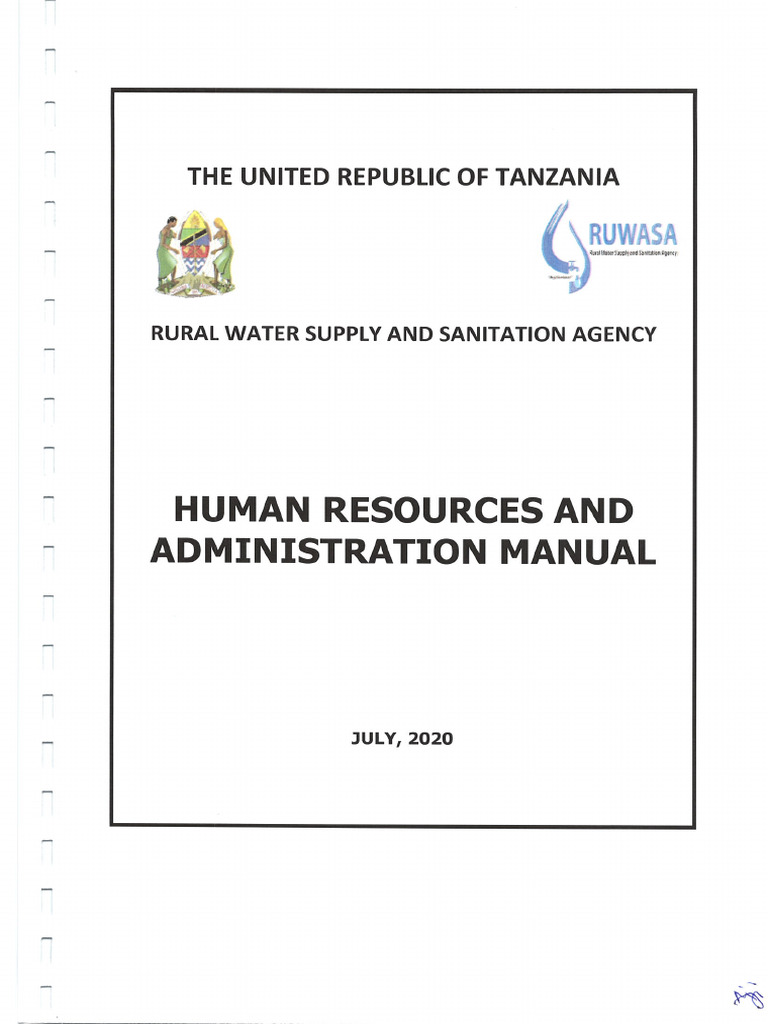 Human Resources and Adm Manual | PDF