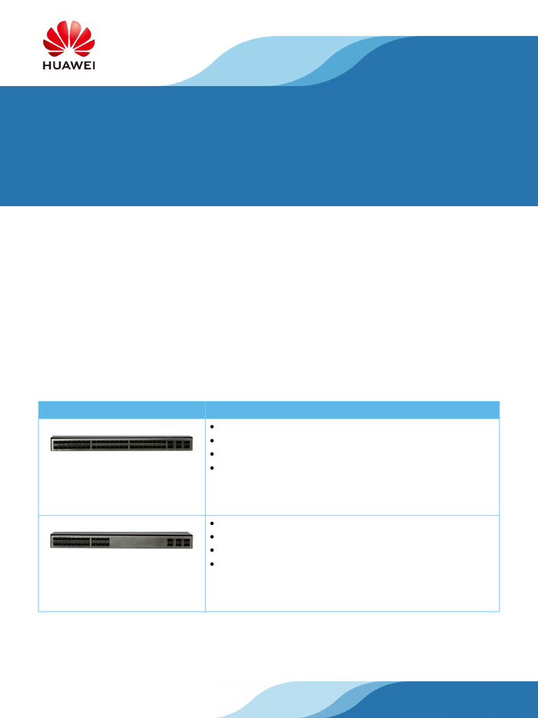 Huawei CloudEngine S6330 H Series Switches Brochure Xwifi | PDF ...