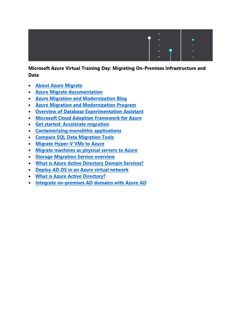 Migrate Azure | PDF