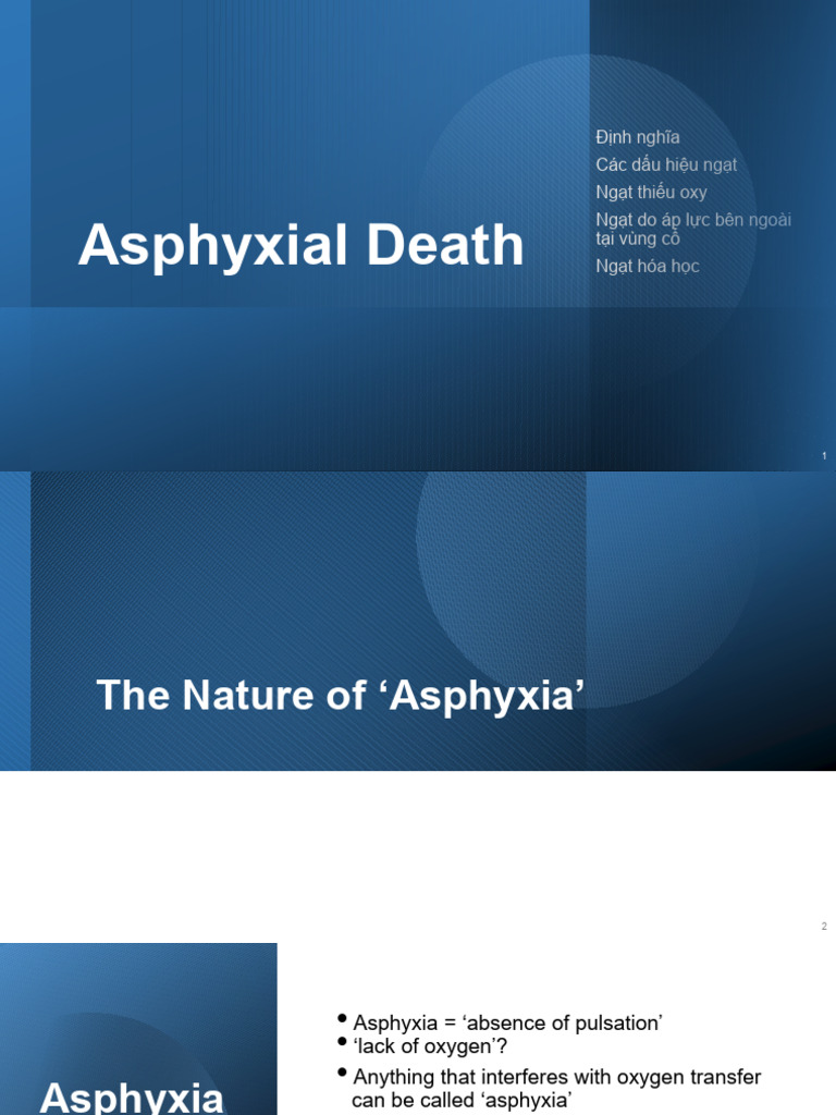 Asphyxial Death 2.5 | PDF
