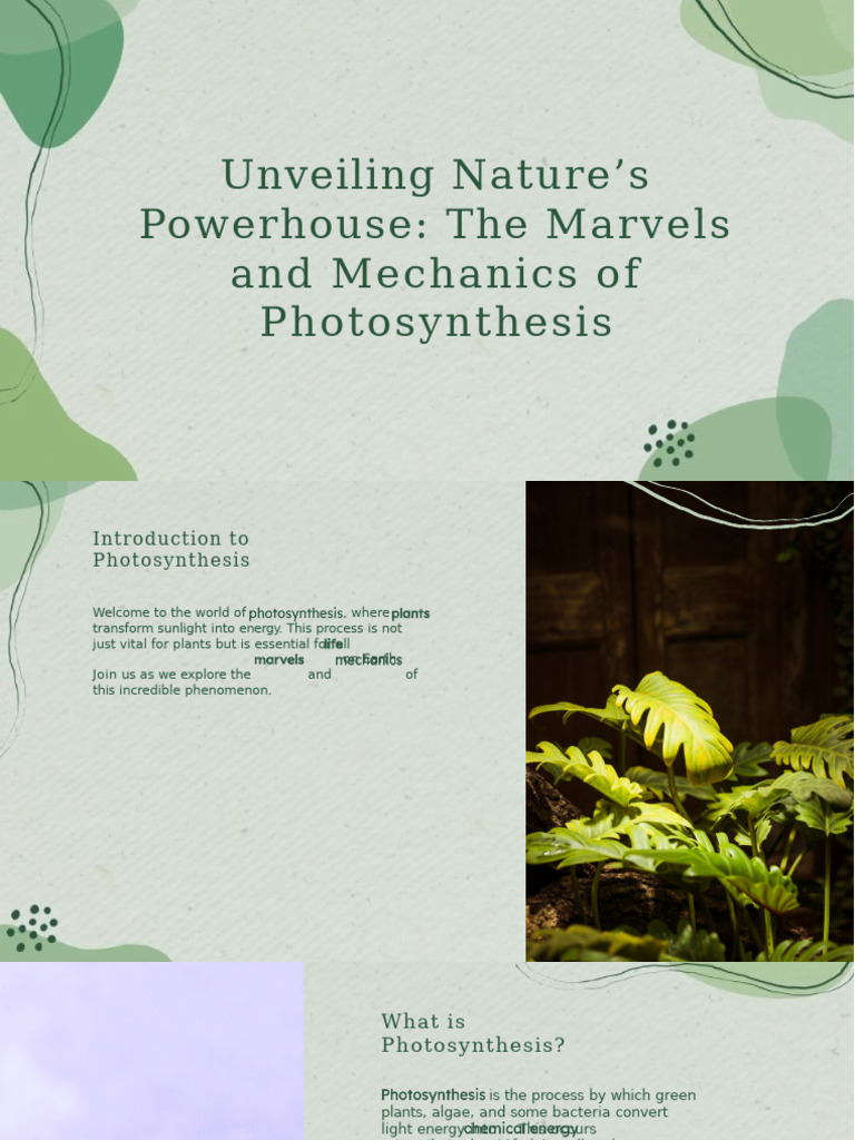 Slidesgo Unveiling Natures Powerhouse the Marvels and Mechanics of ...