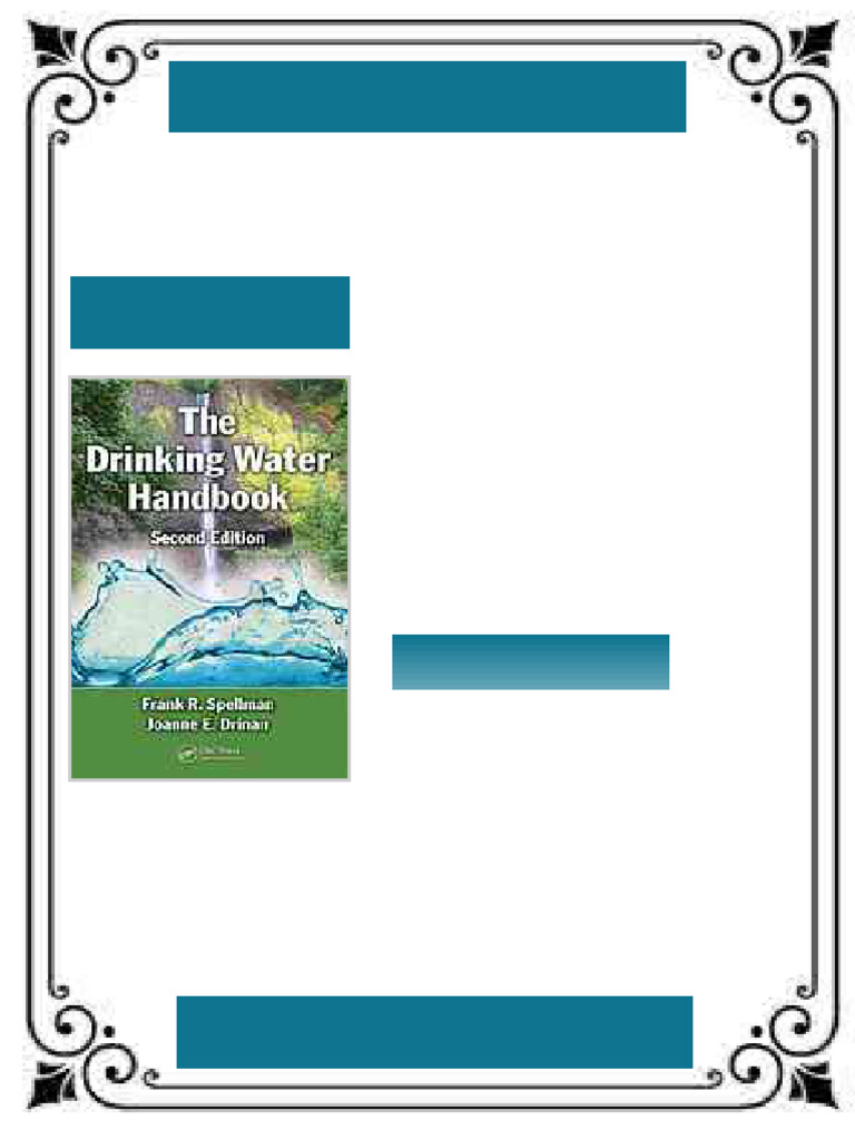 The Drinking water handbook 2nd ed Edition Frank R Spellman ebook ...