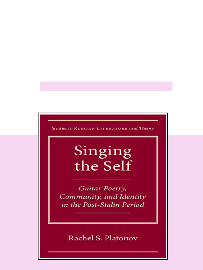 Singing the Self Guitar Poetry Community and Identity in the Post ...