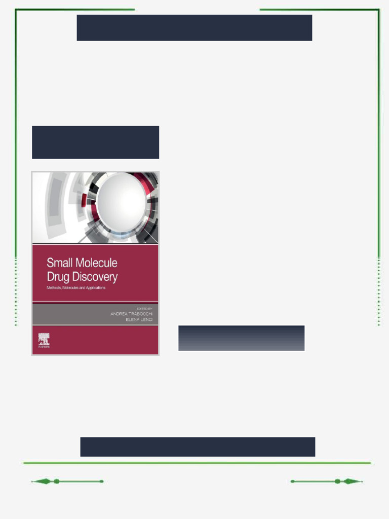 Small Molecule Drug Discovery: Methods, Molecules and Applications 1st ...
