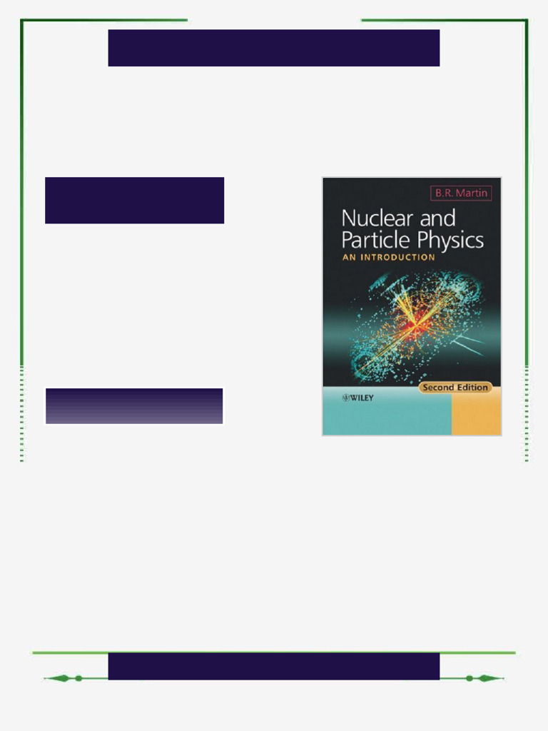 Nuclear and particle physics 2nd Edition Brian Martin ebook legacy ...