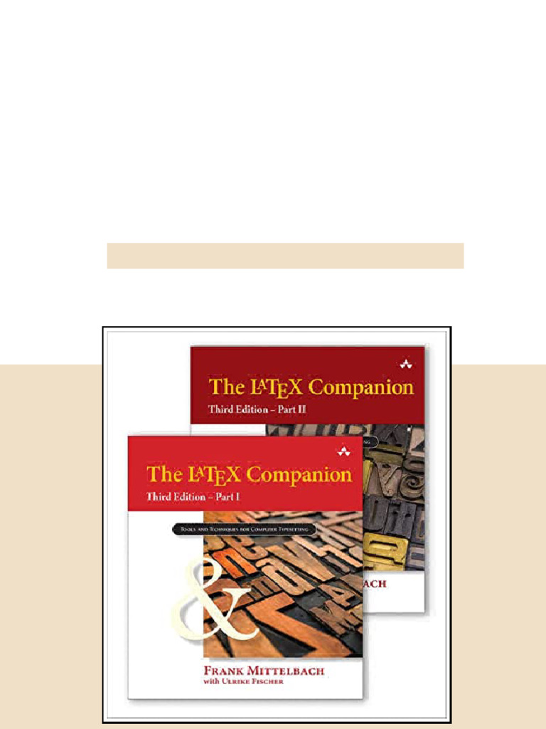 (Ebook) The LaTeX Companion: Parts I & II, 3rd Edition (Tools and ...