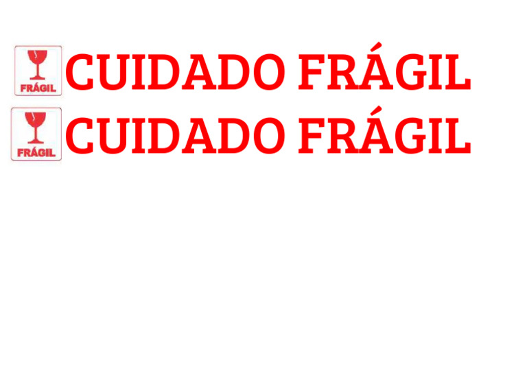 Cuidado Frágil Cuidado Frágil | PDF
