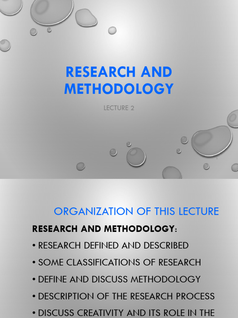 Research_&_Methodology | PDF | Methodology | Economics