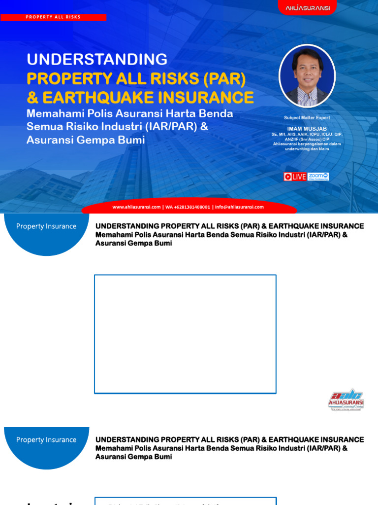 Asuransi Property All Risks (PAR) | PDF
