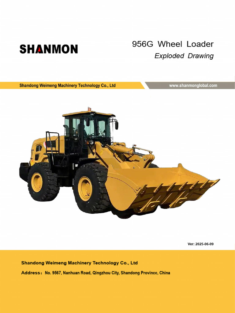 956G Wheel Loader Exploded Drawing | PDF | Mechanical Engineering ...