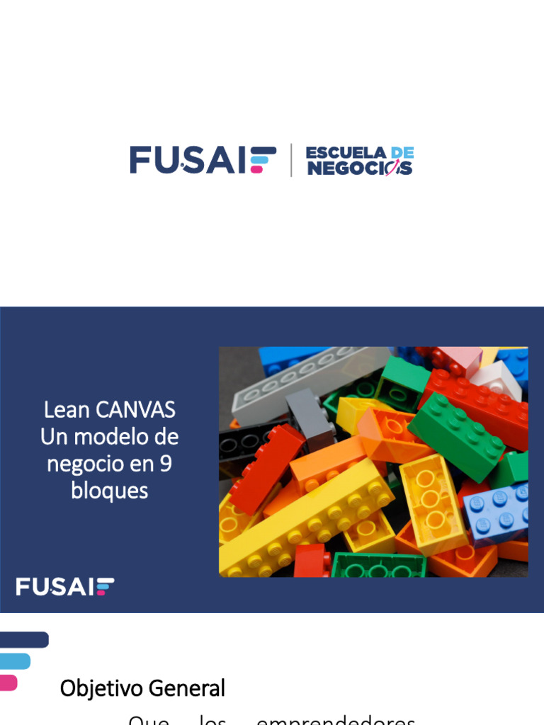 Sesión 5 Definición de Idea de Negocio y Lienzo Lean CANVAS | PDF ...