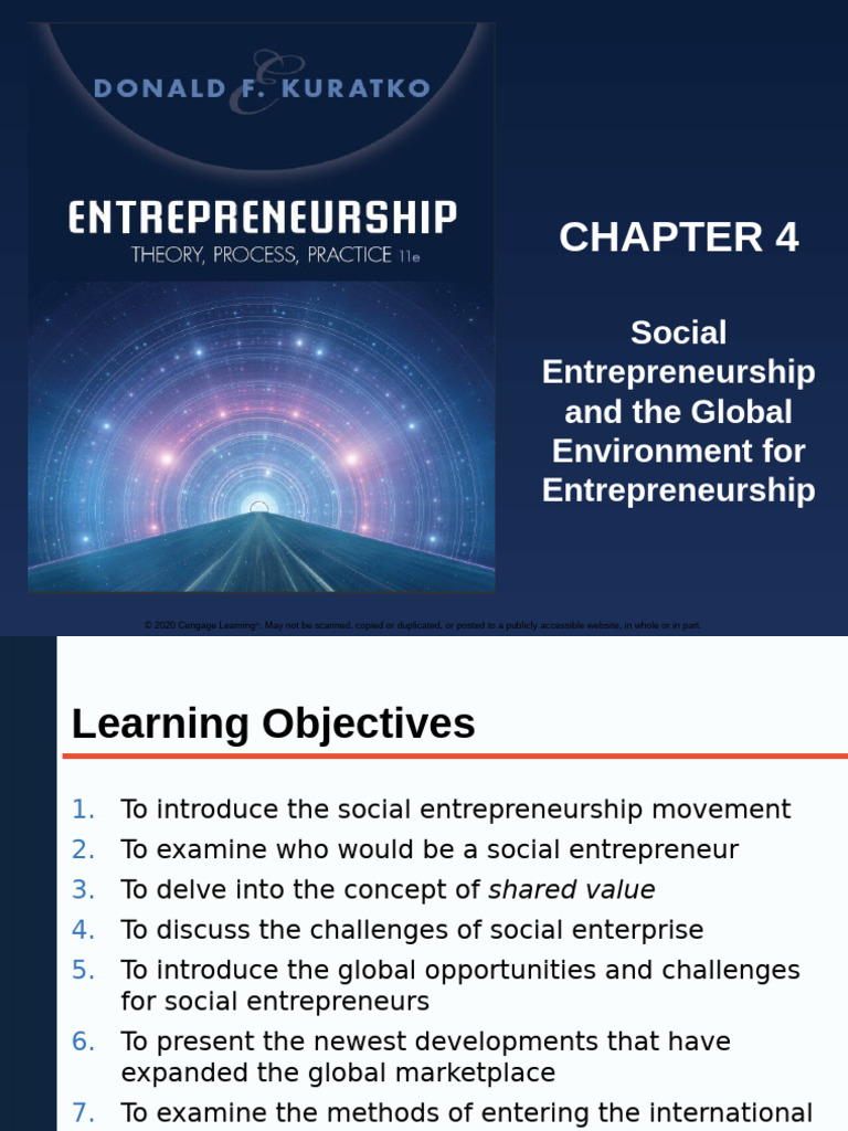 Social Entrepreneurship in a Global Context | PDF | Entrepreneurship ...
