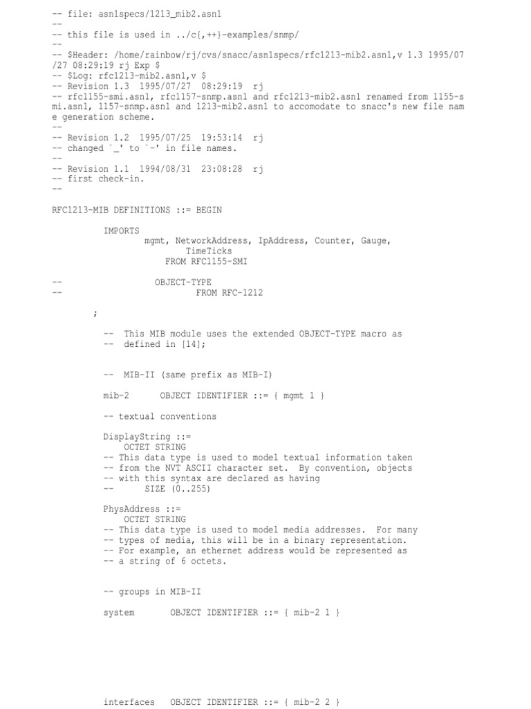 Mib 2 | PDF | Internet Protocols | Ip Address