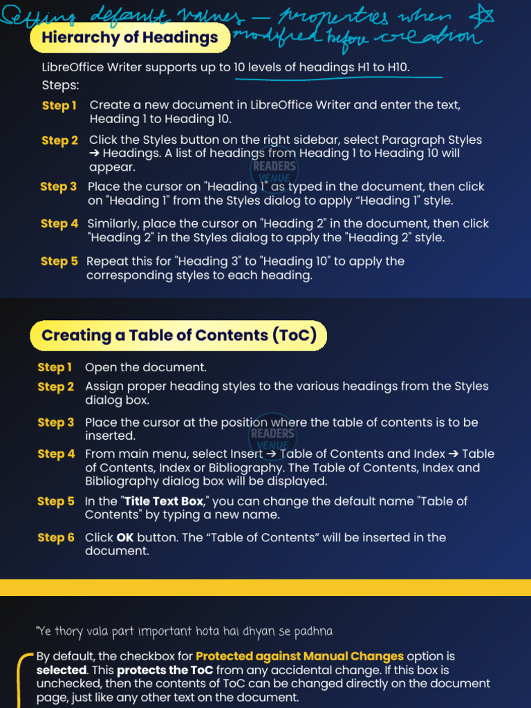 Advanced Features of Writer Notes - Readers Venue | PDF | Computer File ...